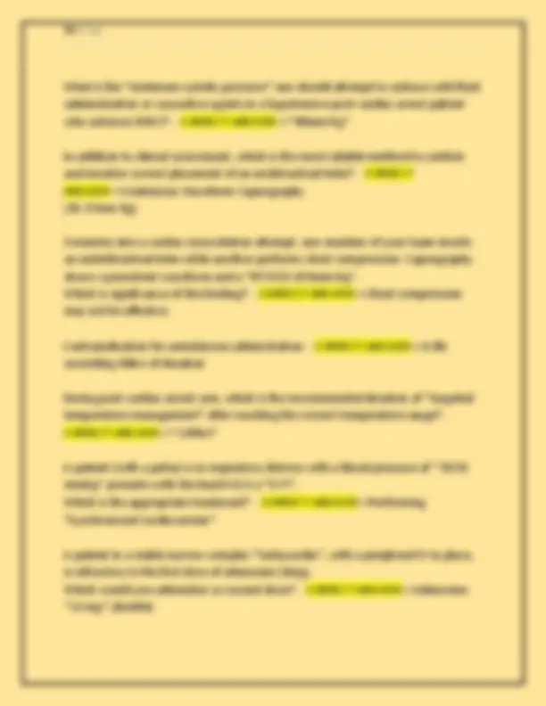 AHA PALS EXAM 2025 ACTUAL EXAM TEST BANK: 230 Questions and Answers ...
