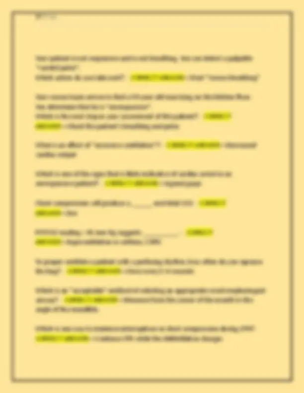 AHA PALS EXAM 2025 ACTUAL EXAM TEST BANK: 230 Questions and Answers ...