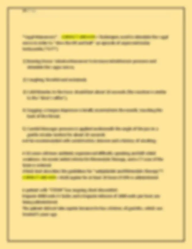 AHA PALS EXAM 2025 ACTUAL EXAM TEST BANK: 230 Questions and Answers ...