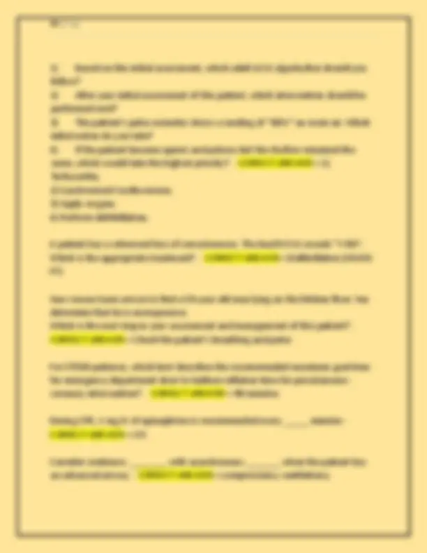 AHA PALS EXAM 2025 ACTUAL EXAM TEST BANK: 230 Questions and Answers ...
