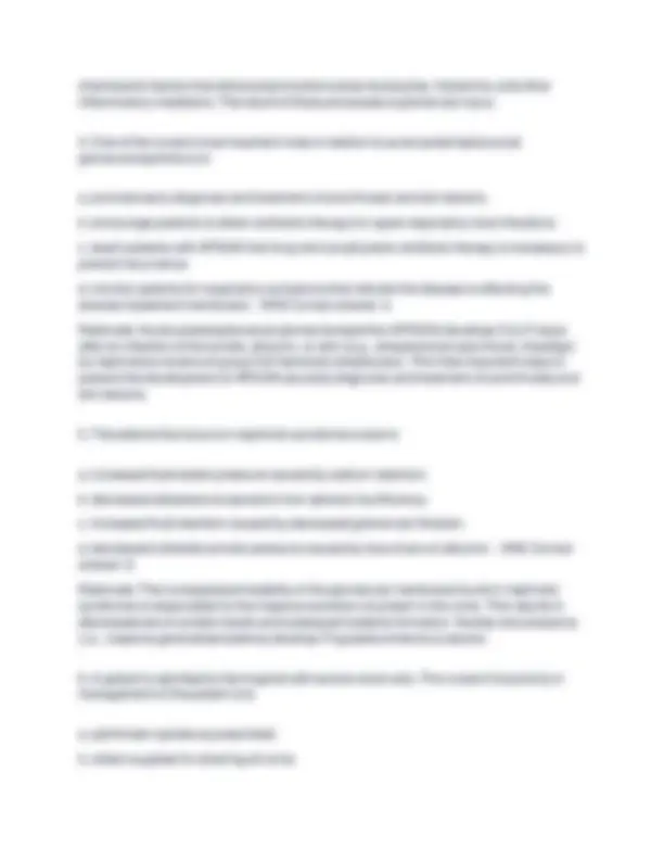 NCLEX Review Questions: Urinary Tract Infections | Exams Nursing | Docsity