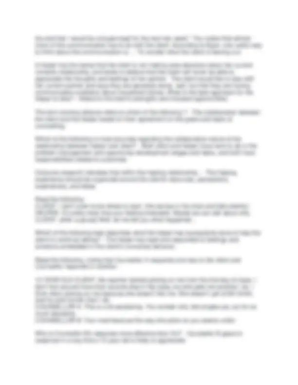 HS2500 Final Exam with Quality Answers 2025: Helping Skills and ...