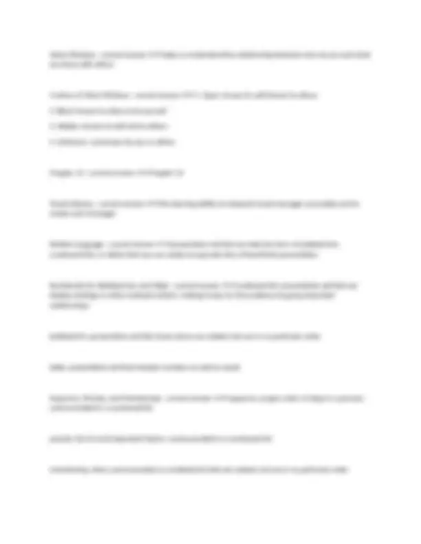 TCU Communicating Effectively Final: Chapter 3, 4, 12, 14, 15, 16 ...