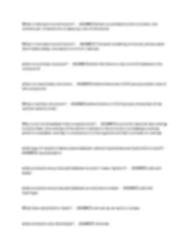 Unit 5 Applied science level 3 BTEC Chemistry New Study Set 100% ...