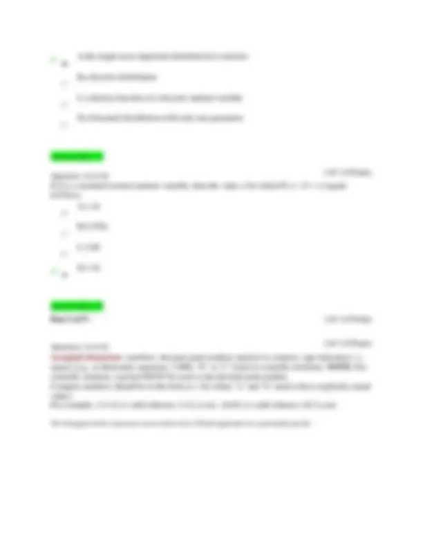 Statistics Final Exam Solutions | Exams Statistics | Docsity