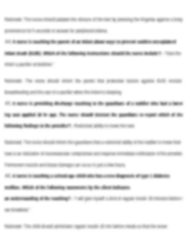 ATI RN Pediatric Nursing Online Practice 2023 B revision questions ...