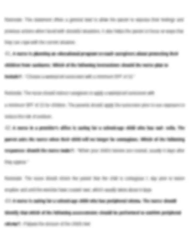 ATI RN Pediatric Nursing Online Practice 2023 B revision questions ...