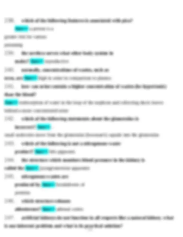 Biology 101 Final Exam Test Bank Questions and Answers | Exams Biology ...