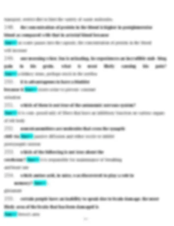 Biology 101 Final Exam Test Bank Questions and Answers | Exams Biology ...