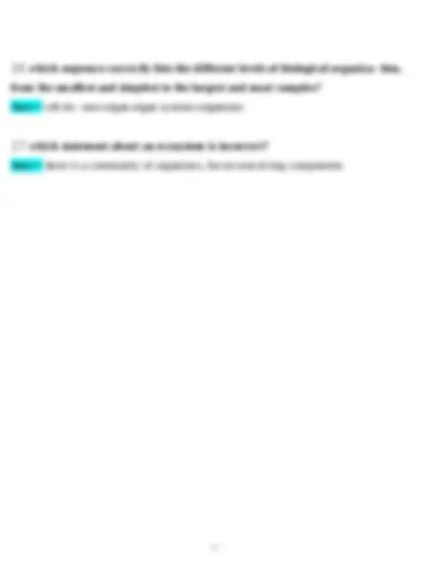 Biology 101 Final Exam Test Bank Questions and Answers | Exams Biology ...
