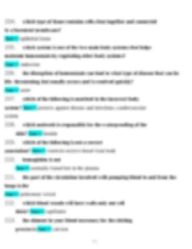 Biology 101 Final Exam Test Bank Questions and Answers | Exams Biology ...