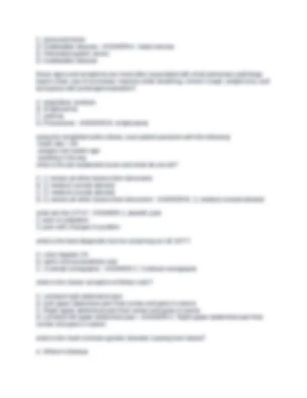 Differential Diagnosis Exam 2 with Complete Solutions Graded A+ | Exams ...