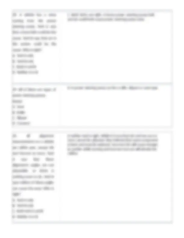 ASE A4 Practice Test: Automotive Mechanics | Exams Mechanics | Docsity