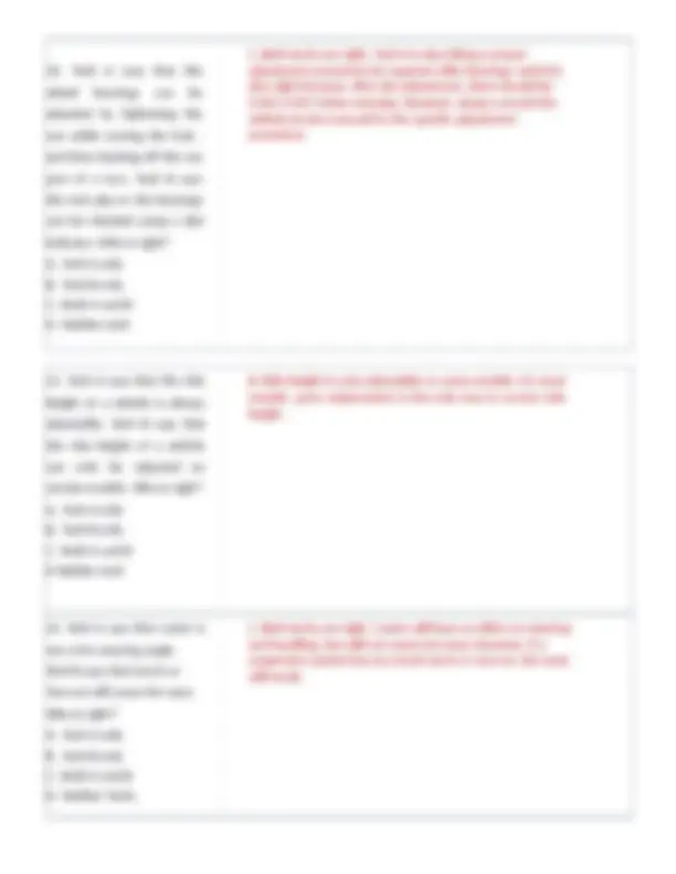 ASE A4 Practice Test: Automotive Mechanics | Exams Mechanics | Docsity