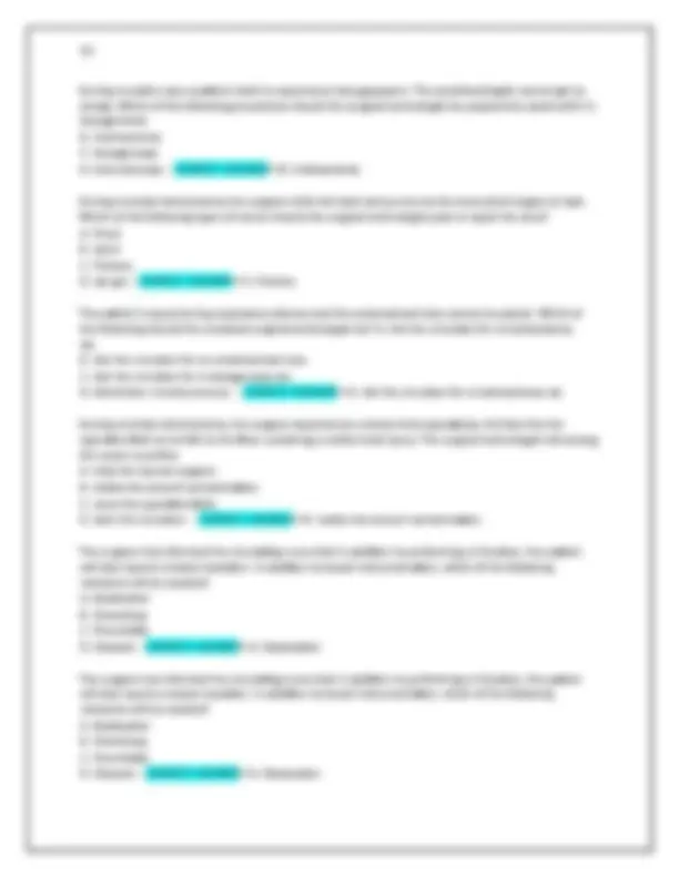 NCCT Surgical Tech Exam 2025: Practice Questions and Answers | Exams ...