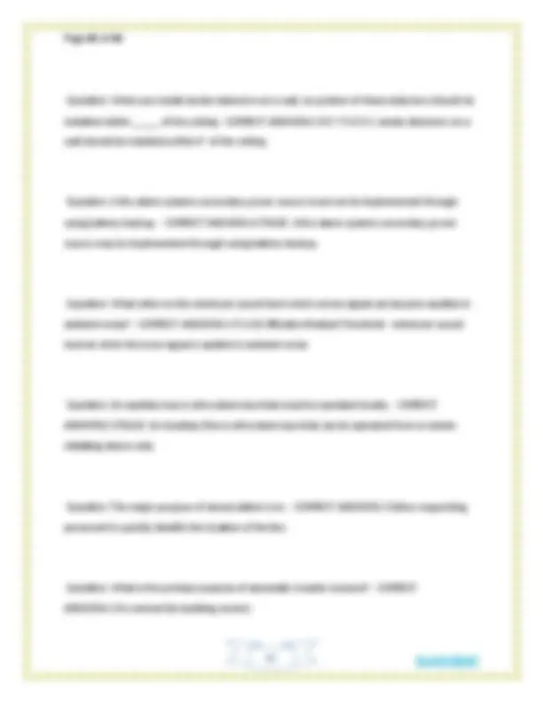 NICET Fire Alarm Level 3 Exam Practice Questions and Answers | Exams ...