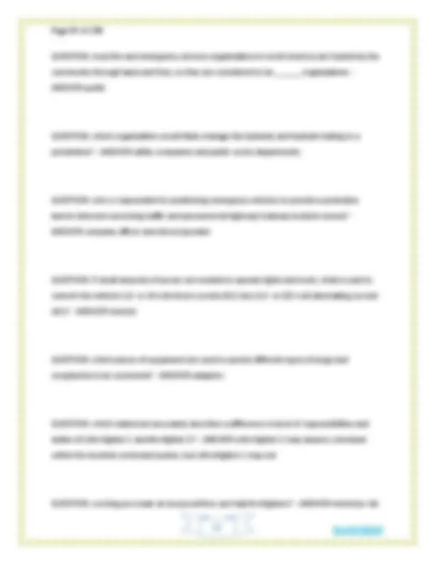 IFSTA Final Exam 7th Edition: Study Guide with Questions and Answers ...