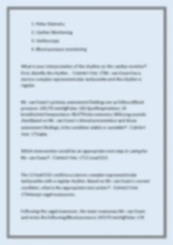 American Red Cross BLS/ALS/ACLS Team Response Scenario | Exams Nursing ...