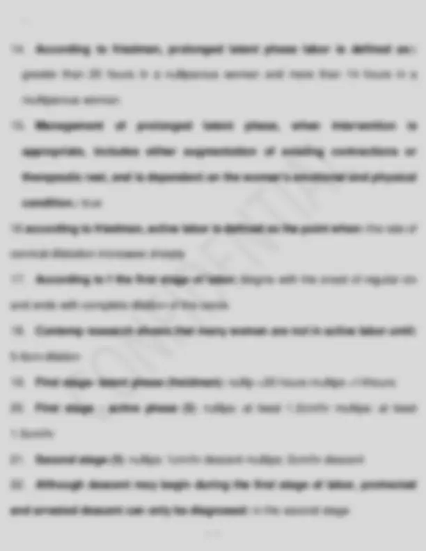 NM704 Exam 2: Labor and Delivery - Complete Exam Questions with ...