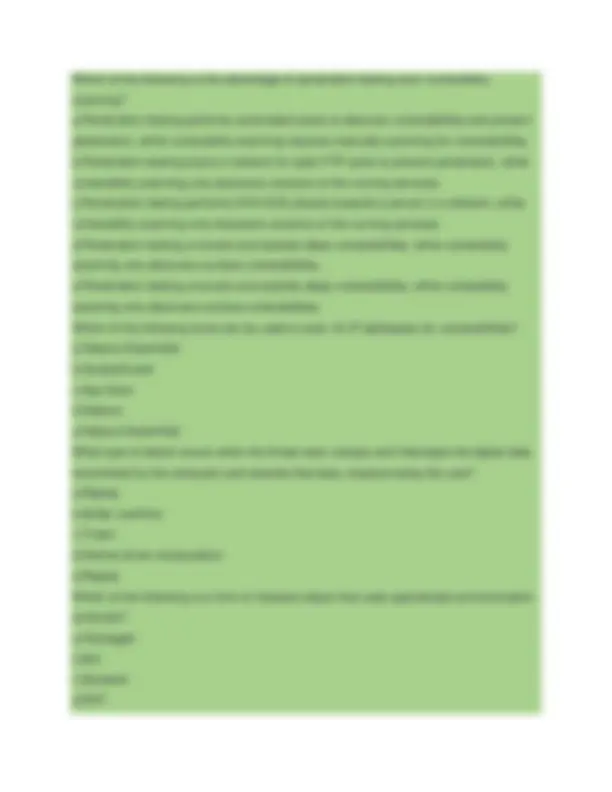 Cybersecurity Final Exam Questions and Answers | Exams Computer ...