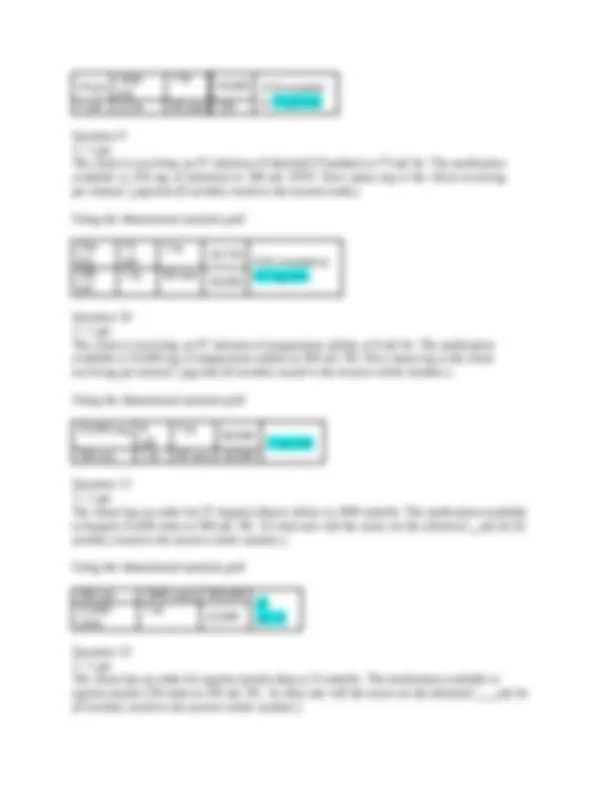 Medical Calculations Exercises: Dosage and Infusion Rate Problems ...
