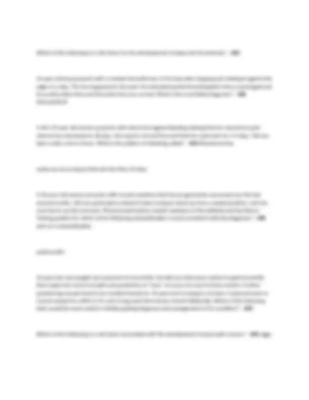 Medical Case Scenarios: Diagnosis and Treatment | Exams Nursing | Docsity