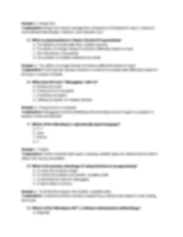 Comprehensive Computer Science Mock Test: 100 Detailed Questions and ...