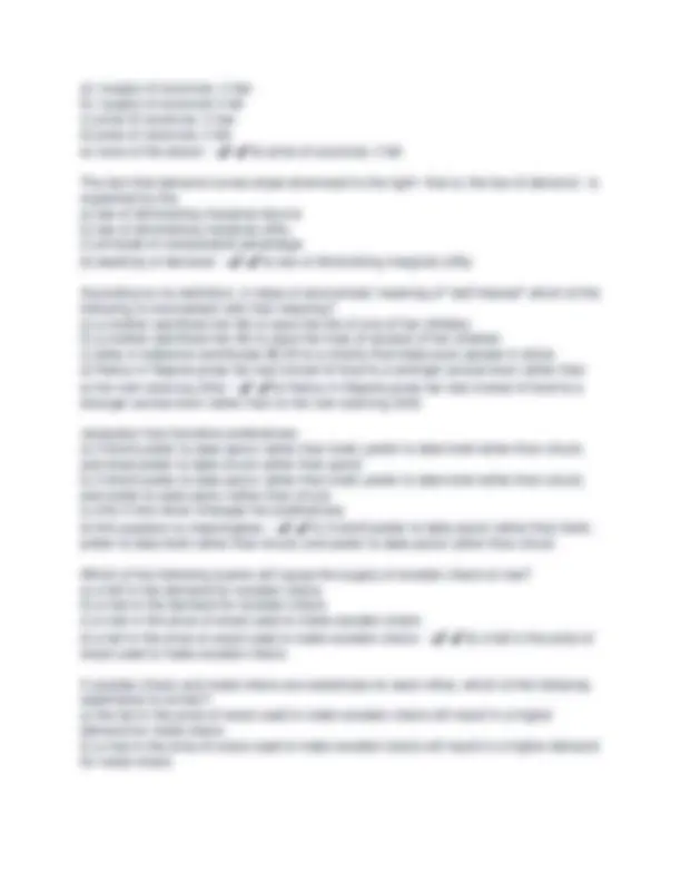 ECON 103 GMU Exam 1: Microeconomics Practice Questions and Answers ...