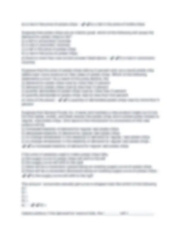 ECON 103 GMU Exam 1: Microeconomics Practice Questions and Answers ...