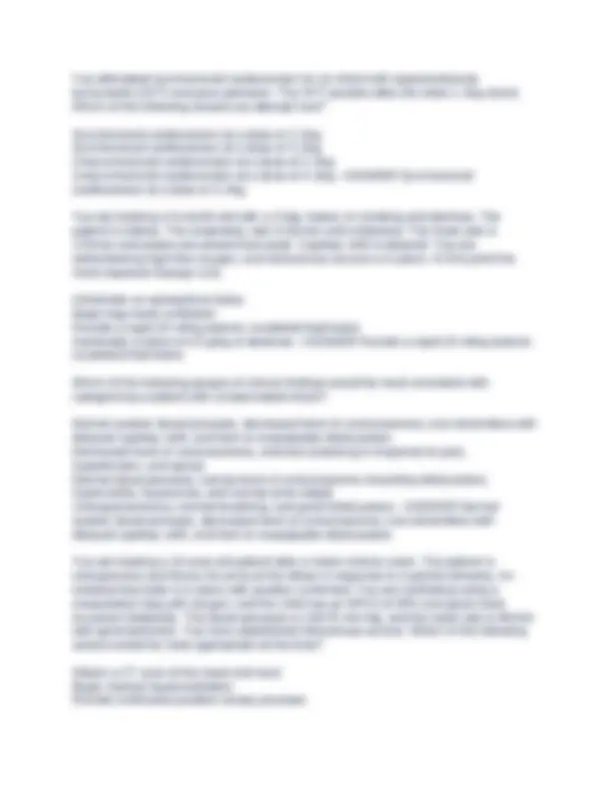 PALS (Pediatric Advanced Life Support) Practice Questions and Answers ...