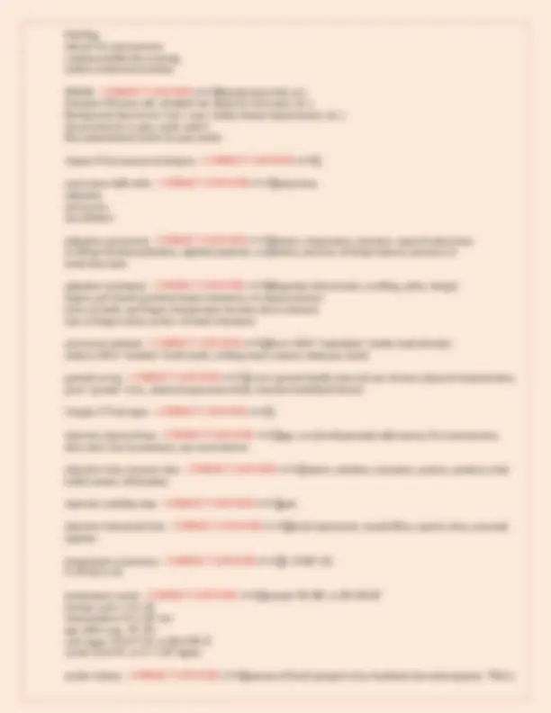 NR 302 Exam 1 Study Guide: Chapters 1, 2, 3, 4, 5, 8, 9, 10 & 11 | Exams Nursing | Docsity