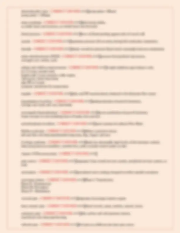 NR 302 Exam 1 Study Guide: Chapters 1, 2, 3, 4, 5, 8, 9, 10 & 11 | Exams Nursing | Docsity