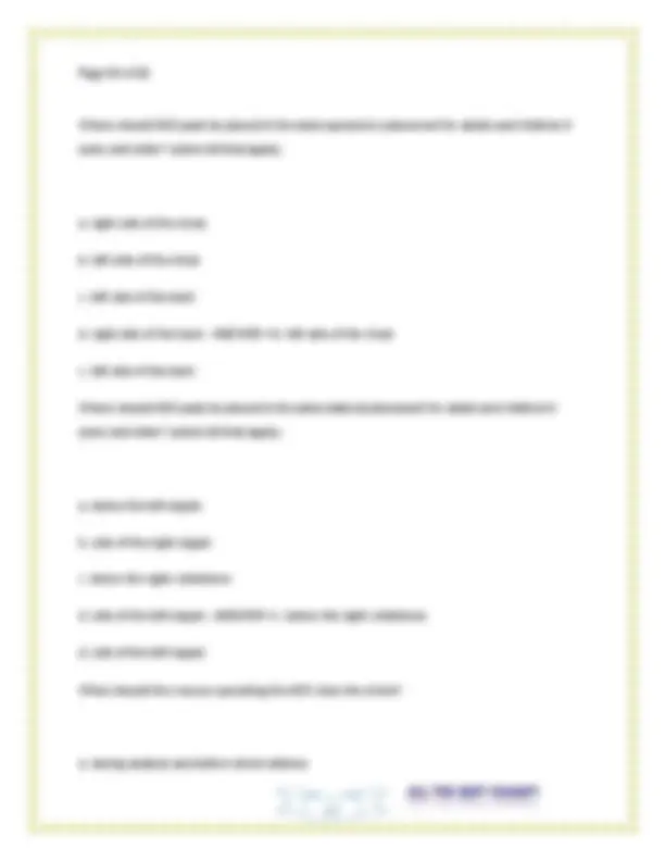 HEARTCODE BLS EXAM (AHA) 200 QUESTIONS & ANSWERS 2024-2025 | Exams ...