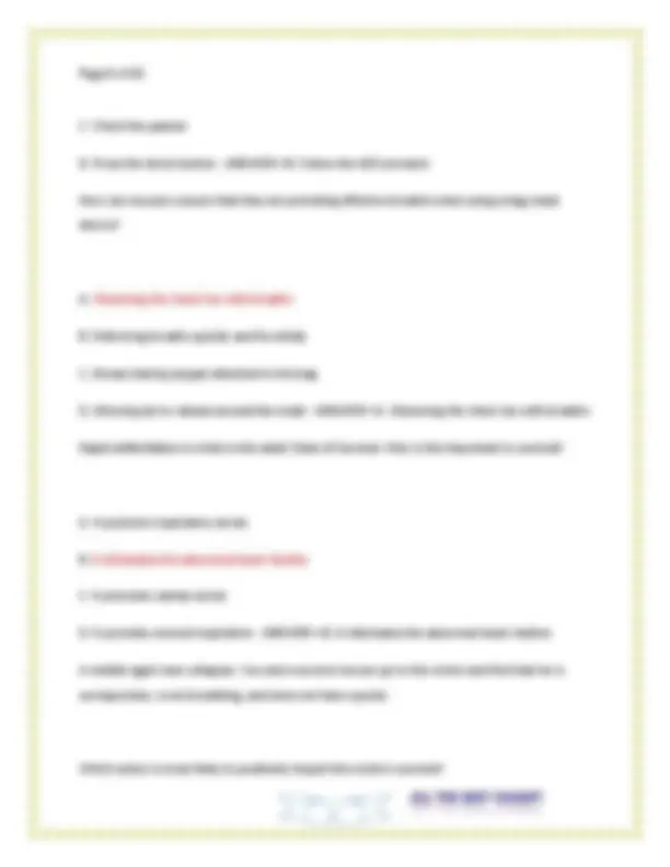 HEARTCODE BLS EXAM (AHA) 200 QUESTIONS & ANSWERS 2024-2025 | Exams ...