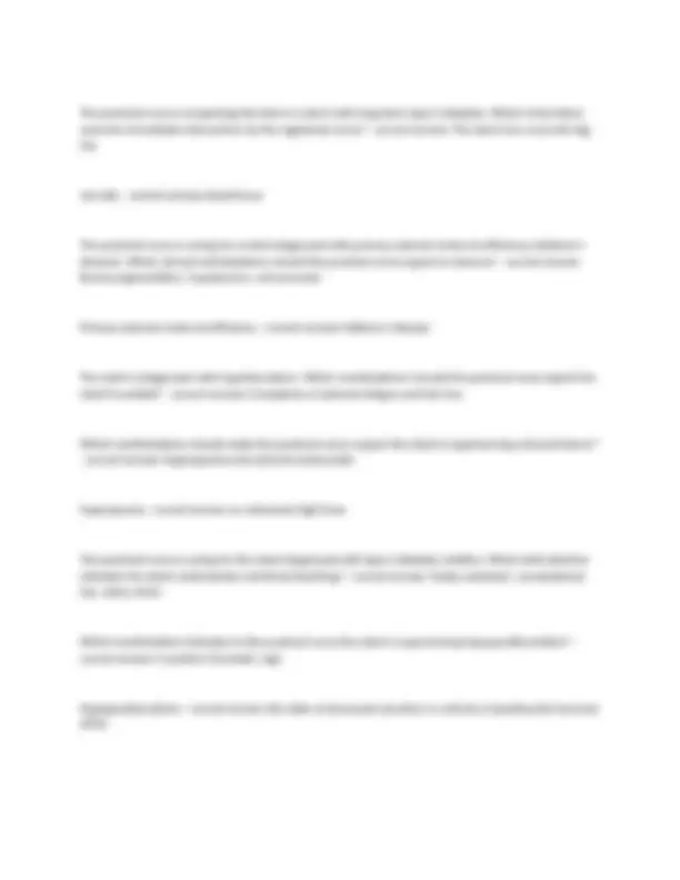 Endocrine System NCLEX-PN Practice Questions | Exams Nursing | Docsity