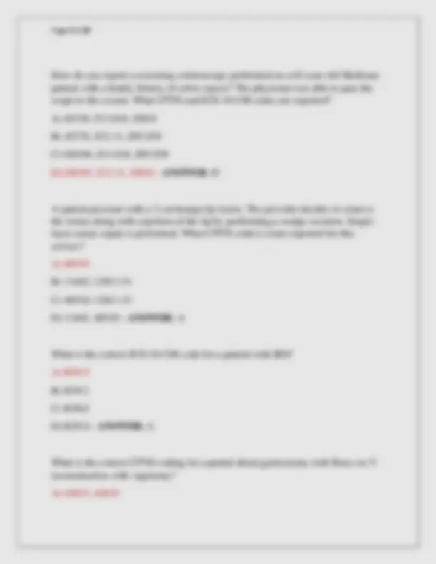 AAPC CPC Chapter 11 Exam: ICD-10-CM and CPT® Coding Practice Questions ...