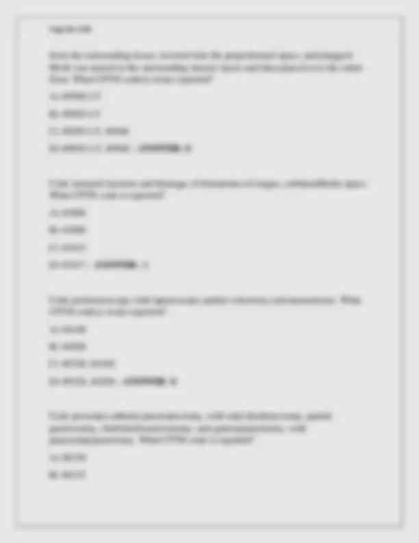 AAPC CPC Chapter 11 Exam: ICD-10-CM and CPT® Coding Practice Questions ...