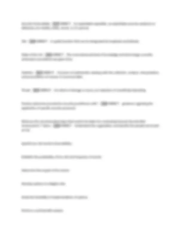 ASIS GENERAL SECURITY RISK ASSESSMENT EXAM 2025 | Exams Nursing | Docsity