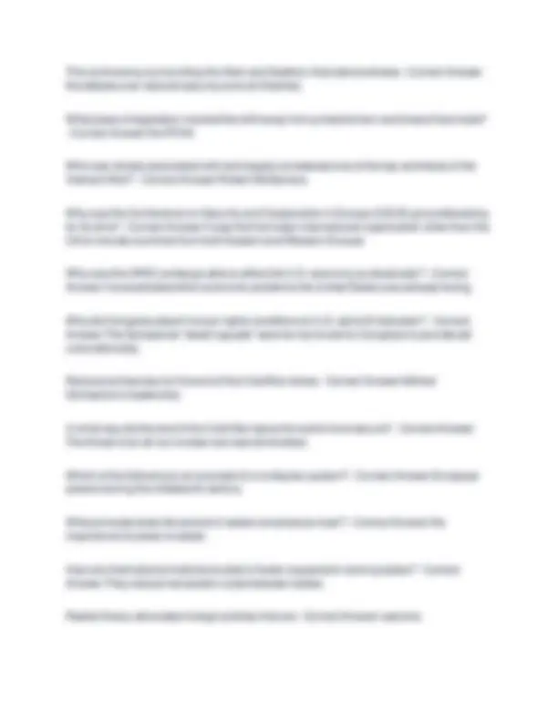 POL-330 Final Exam Questions & Answers. | Exams Economic policy | Docsity