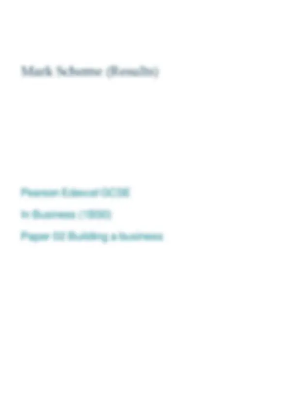 2024 Pearson Edexcel Level 1/Level 2 GCSE Business 1BS0/02 PAPER 2 ...