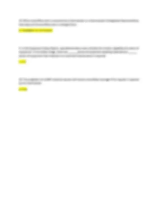 GCSS-Army Commander's Course (Sustainment) Exam (100 out of 100 ...
