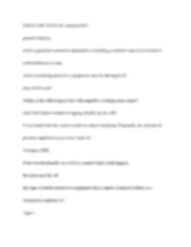 NCCER Electrical module 2 ( electrical safety) Questions and Answers ...