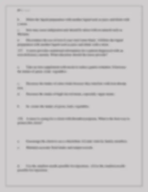 NUR 2502 Final Exam MDC 3 Final Exam Questions and Answers 2025 | Exams Nursing | Docsity