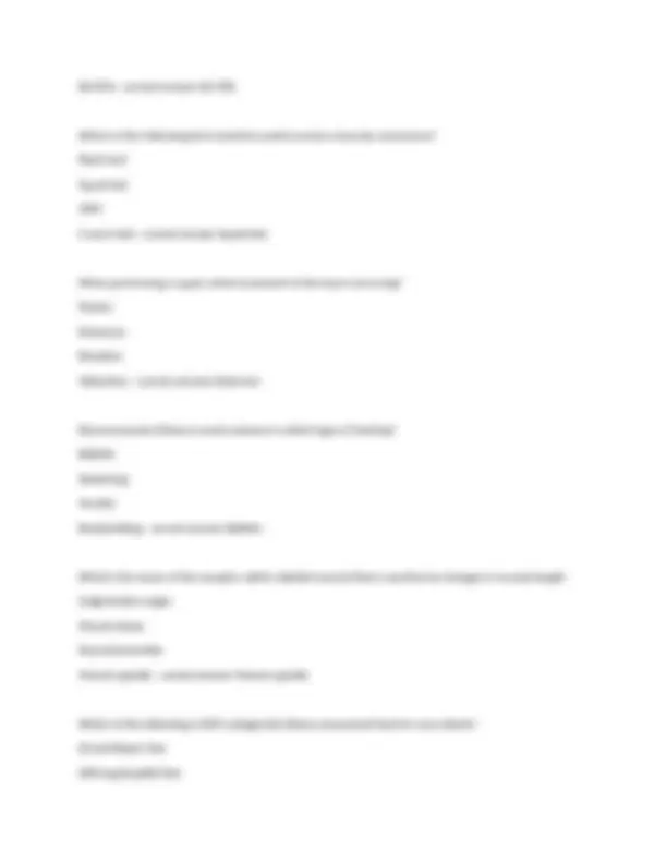 NFPT Exam Practice Test: Questions and Answers | Exams Nursing | Docsity