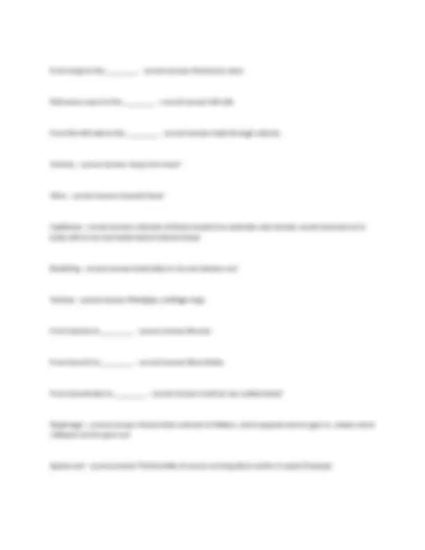 Human Body Systems: Questions and Answers | Exams Nursing | Docsity