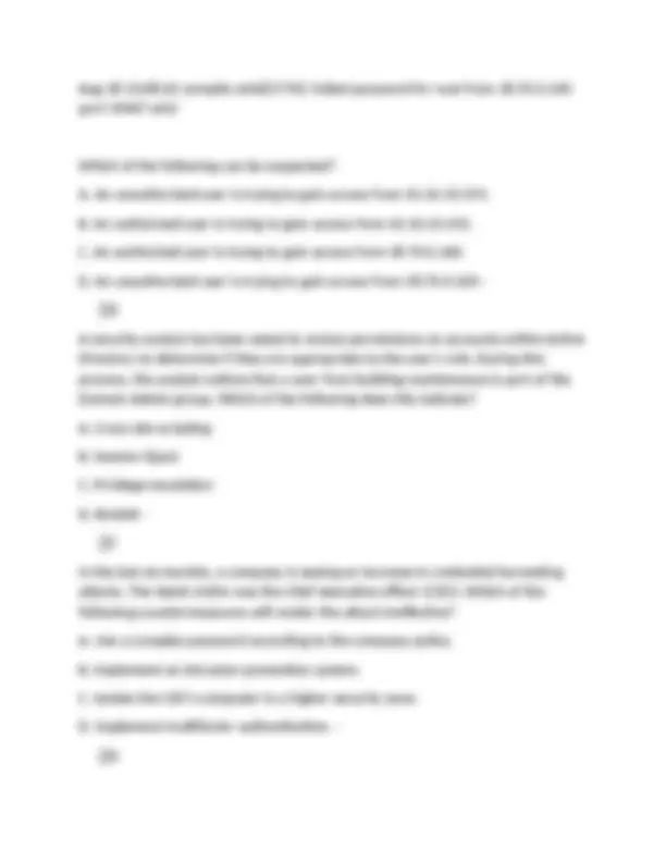 CompTIA CySA+ CS0-002 Practice Questions | Exams Cybercrime, Cybersecurity and Data Privacy ...