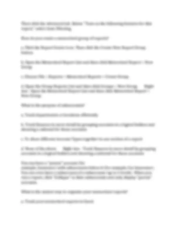 QuickBooks Practice Test: 100 Questions and Solutions | Exams Business ...