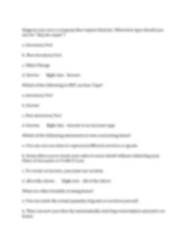 QuickBooks Practice Test: 100 Questions and Solutions | Exams Business ...