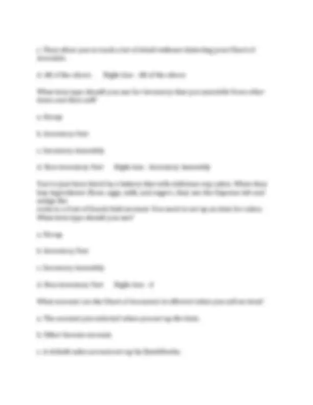 QuickBooks Practice Test: 100 Questions and Solutions | Exams Business ...