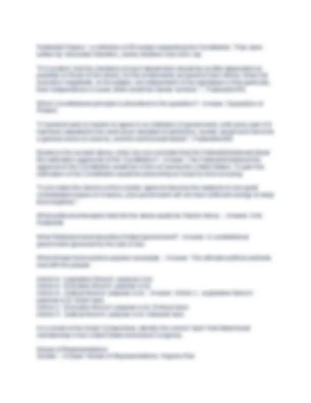 American Government: EOC Review - Key Concepts and Practice Questions ...